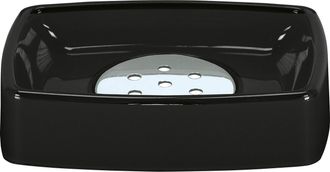 Kleine Wolke 5061926853 Seifenschale Easy, Accessoires, schwarz