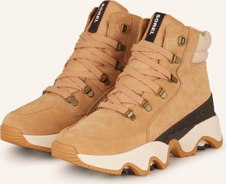 Sorel Schn&uuml;rboots Kinetic Impact beige