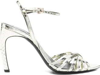 Victoria Beckham Sandalen im Metallic-Look 100mm - Gold