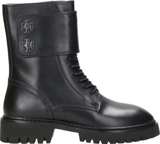 Tory Burch Femme, Chaussures, Noir, Taille: 38 1/2 EU Turnlock Lug Boot