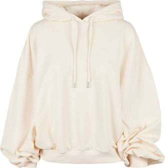 Urban Classics Ladies Organic Oversized Terry Hoody, whitesand, XL/XXL