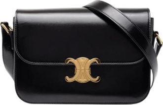 Celine Sac Triomphe Pre-owned - Femme - Pre-owned - Noir - Taille: ONE Size