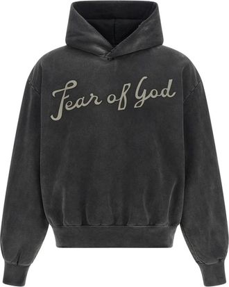 Fear of God Homme, Sweatshirts et sweats &agrave; capuche, Noir, Taille: M 26 Classic Half Raglan Sweat &agrave; capuche