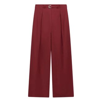 Liviana Conti Femme, Pantalons, Rouge, Taille: 40 FR Pantalon Palazzo