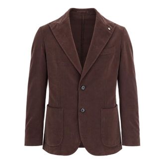Lubiam Einknopf-Sakko - - Jackets - Herren - Braun - 2XL