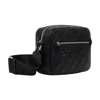 Karl Lagerfeld Sac banane logo emboss&eacute; - Homme - Sacs - Noir - Taille: ONE Size