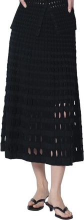 SIMKHAI Femme, Jupes, Noir, Taille: 38 FR Drue Midi Skirt
