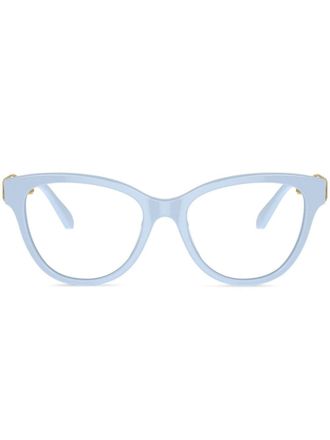 Swarovski lunettes de vue &agrave; monture papillon - Bleu