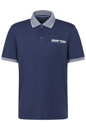 Bugatti Herren Poloshirt Brusttasche Kurzarm Modern Fit