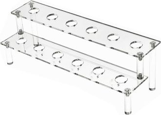 Generic Acrylic Cone Holder Rack for Desserts | Transparent Serving Stand for Waffle Ice Cream, Mini Appetizers, Cupcake Cones, Buffet Snacks, Finger Food, Pa
