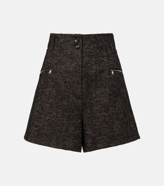 Max Mara Shorts aus einem Wollgemisch
