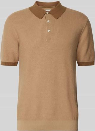 Scotch & Soda Regular Fit Poloshirt mit Strukturmuster