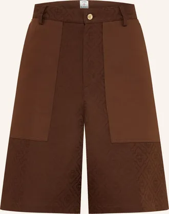 Casablanca Jacquard-Shorts Relaxed Fit braun