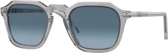 Persol Lunettes de soleil carr&eacute;es en ac&eacute;tate - unisex - Accessoires - Gris - Taille: 50 MM