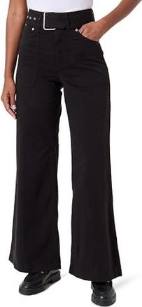 HUGO BOSS Hugo Hicandi-1-d_b Pantalon Plat, 001 Noir, 40 Femmes