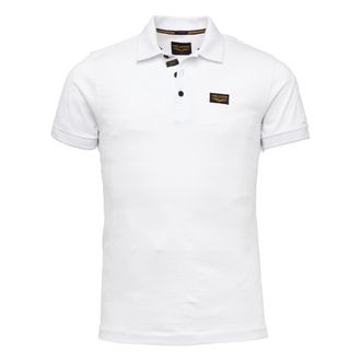 PME Legend Herren Poloshirt TRACKWAY - Regular Fit S-3XL Schwarz Weiss Blau Gr&uuml;n, Gr&ouml;&szlig;e:S, Farbe:Bright White 7003