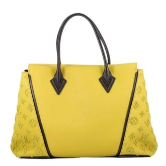 Louis Vuitton Sac cabas Monogram Velours Pre-owned - Femme - Pre-owned - Jaune - Taille: ONE Size