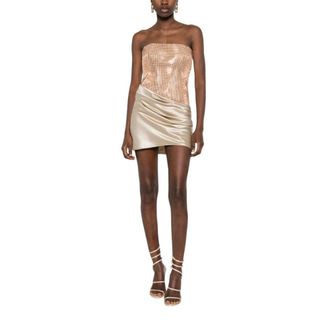 Retrof&ecirc;te Femme, Robes, Beige, Taille: 36 FR Marieta Dress