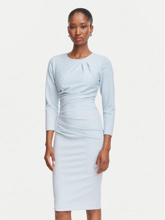 Rinascimento Rinascimento Coctailkleid CFC0131070003 Hellblau Slim Fit