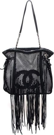 Chanel 2009-2010 Mesh-Handtasche mit CC - Schwarz