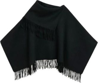 By Malene Birger Femme, Accessoires, Noir, Taille: ONE Size Turtma Wool Poncho