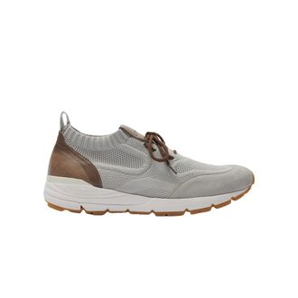 Scarosso Homme, Chaussures, Gris, Taille: 43 1/2 EU Baskets de Running Artisanales en Maille Grise