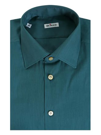Kiton chemise en coton - Vert