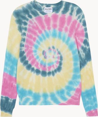 Kujten Pull cachemire col rond tie & dye - Pull Dorita Sunny