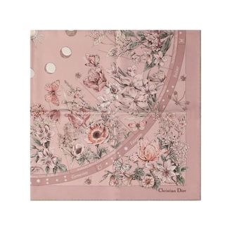 Dior Femme, Accessoires, Rose, Taille: ONE Size Astral Flowers 90 Square Scarf