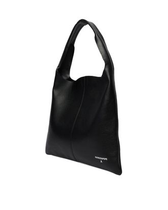 Patrizia Pepe Womens Shoulder Bag Urban City Black Leather