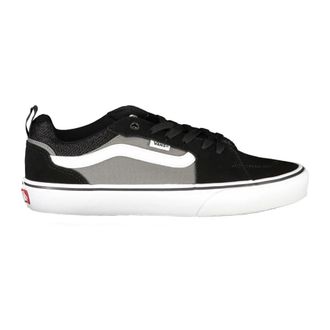 Vans Homme, Chaussures, Noir, Taille: 45 EU Baskets de Sport Homme Noires avec D&eacute;tails Contrast&eacute;s