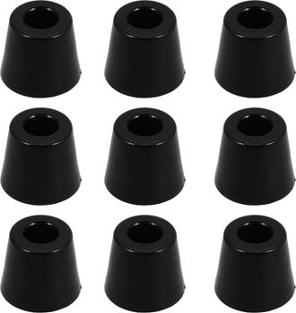 DOITOOL 10 Stück Teiliges Gummi füße mit Schraublöchern rutschfeste Schwingungsdämpfende Möbelunterlagen Konische Anti rutsch Pads für Waschmaschine Trockner 