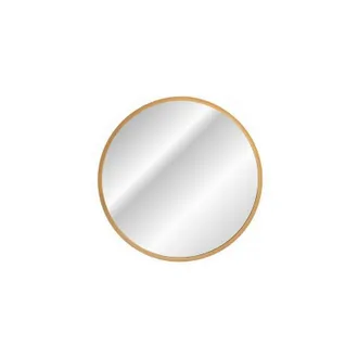 AC-D&eacute;co Ac-deco - Miroir mural rond Led tactile - Cadre dor&eacute; - d 60 cm - Lustro Hestia - Livraison gratuite