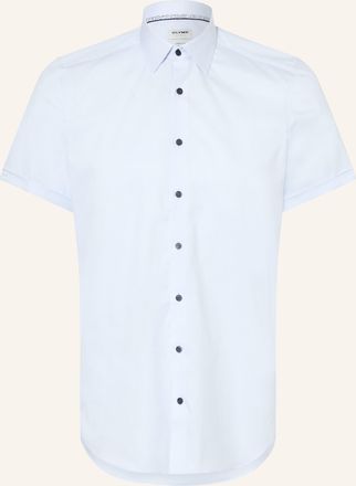 Olymp Kurzarm-Hemd Level Five Body Fit blau