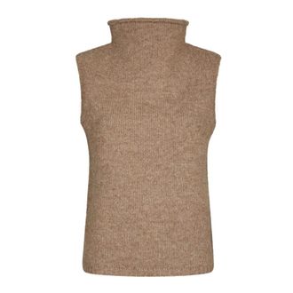 Neo Noir Femme, Pulls, Brun, Taille: 44 FR D&eacute;bardeurs sans manches