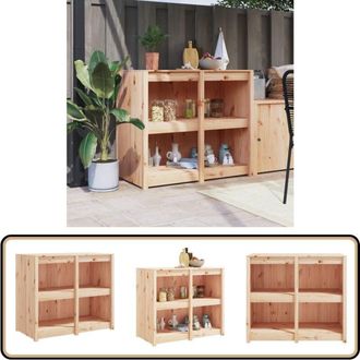 vidaXL Armoire de cuisine dextérieur 106x55x92 cm bois de pin massif - Vidaxl
