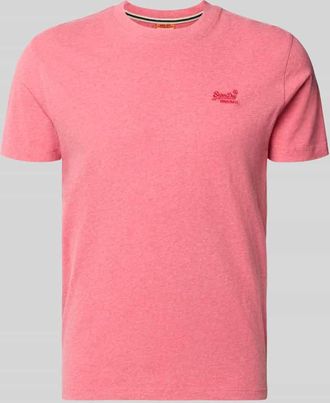 Superdry Regular Fit T-Shirt mit Logo-Stitching