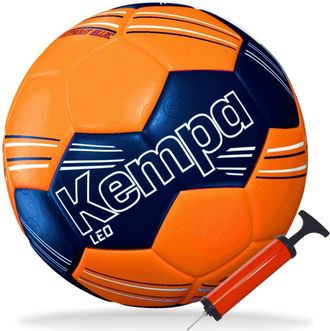 Kempa Handball orange/Marine Größe 2 + Ballpumpe