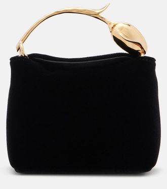 Erdem Tasche Bloom Micro aus Samt
