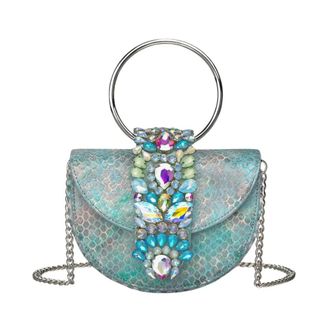 Alma En Pena Halbmond Juwelenbeutel - - Bags - Damen - Gr&uuml;n - ONE SIZE