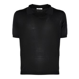 KANGRA Homme, Tops, Noir, Taille: M Polo &agrave; col fendu