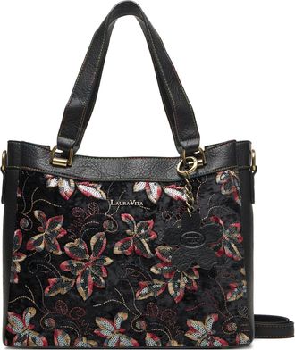 Laura Vita Handtasche Laura Vita Aurea 03 Schwarz