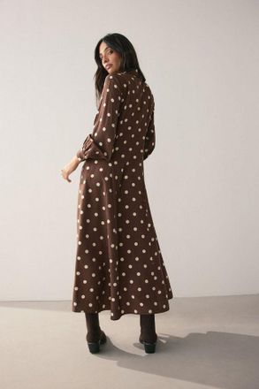 Next Midikleid Lang&auml;rmeliges T-Shirt-Kleid mit Print, Kurzgr&ouml;&szlig;e (1-tlg)