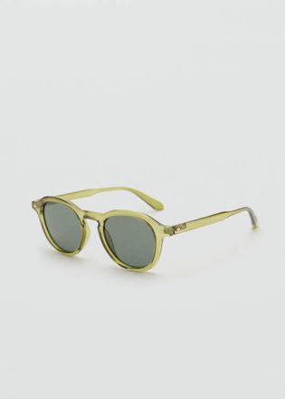 Mango Sonnenbrille mit halbtransparentem Gestell khaki - Herren - Einheitsgr&ouml;&szlig;e - MANGO MAN