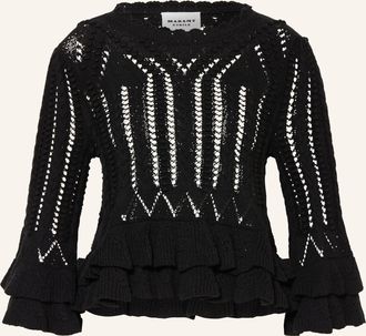 Isabel Marant Marant &Eacute;toile Pullover Norma Mit Volants Und 3/4-Arm schwarz