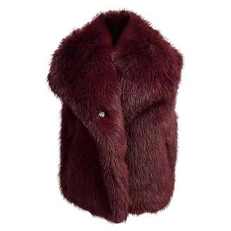 Generic Gilet Sans Manche Femme Gilet Femme D&eacute;contract&eacute; Quotidien Ville Col Montant Luxe - Manteau Sans Manches &Eacute;l&eacute;gant Pour Femmes Modernes