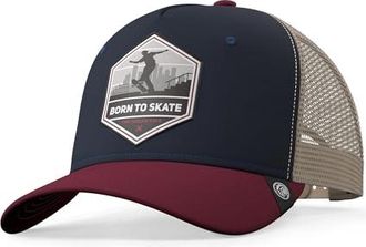 The Indian Face Casquette Born to Skate Blue/Grey/Red