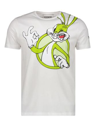 Iceberg t-shirt en coton &agrave; imprim&eacute; graphique - Blanc