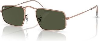 Ray-Ban Julie Rose Gold Sonnenbrillen Rotgold Fassung Gr&uuml;n Glas 49-20