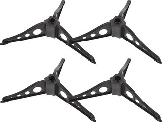 Valiclud Stabiler Weihnachtsbaumst&auml;nder aus ABS 15cm Dunkelgr&uuml;n 4 St&uuml;ck f&uuml;r K&uuml;nstliche B&auml;ume 12-15m - Weihnachtsbaumhalterung f&uuml;r Zuhause ohne Werkzeug